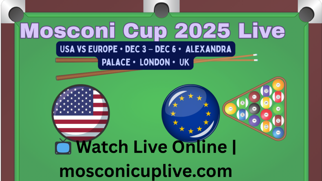 How to Watch Mosconi Cup 2025 Live Stream: Date, Time, Venue & TV Coverage%