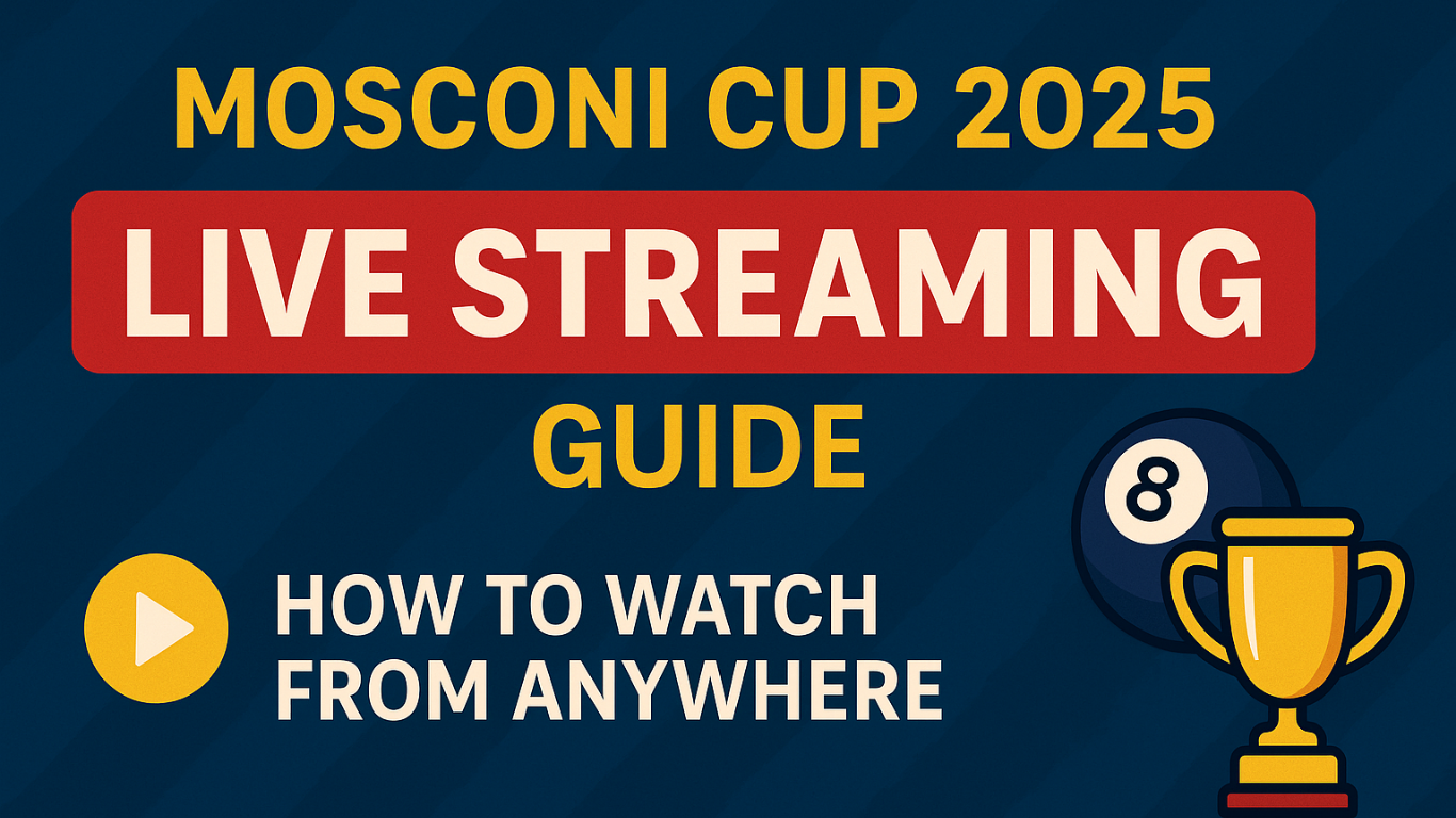 Mosconi Cup 2025 - Mosconi Cup Live